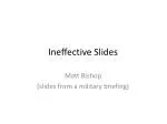 powerpoint slides make ineffective handouts
