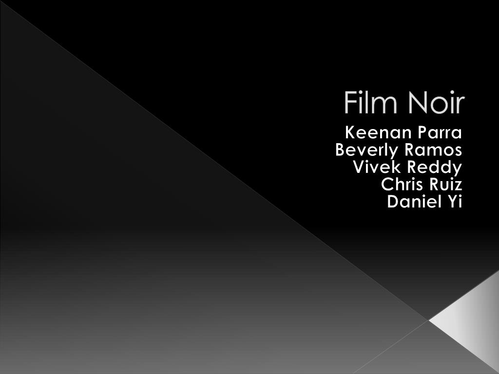 PPT - Film Noir PowerPoint Presentation, free download - ID:2650421
