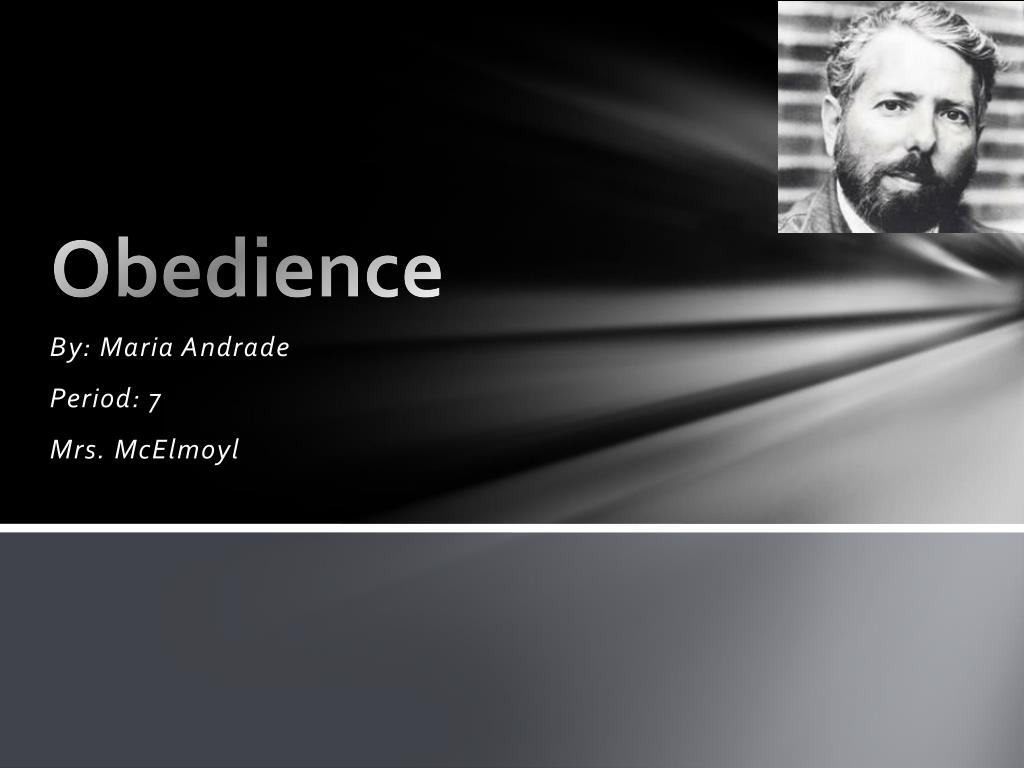 PPT - Obedience PowerPoint Presentation, free download - ID:2651520