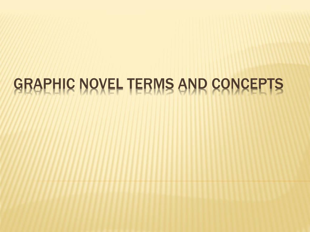 PPT - Graphic Novel Terms and Concepts PowerPoint Presentation, free ...