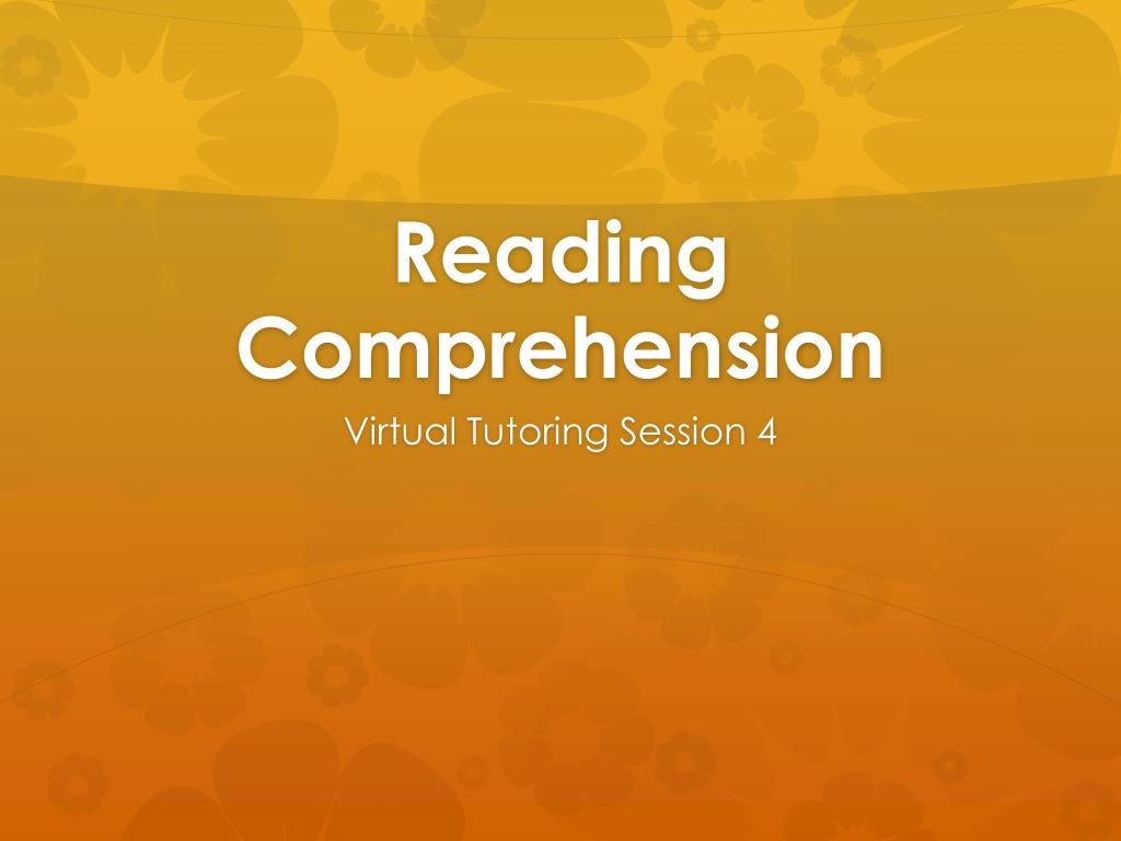 PPT - Reading Comprehension PowerPoint Presentation, free download - ID ...