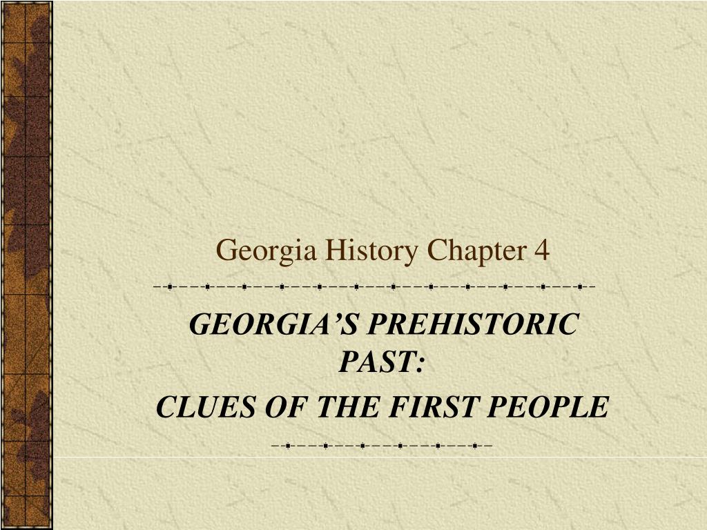 PPT - Georgia History Chapter 4 PowerPoint Presentation, free download ...