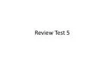 PPT - Chapter 5 Test Review PowerPoint Presentation, free download - ID ...