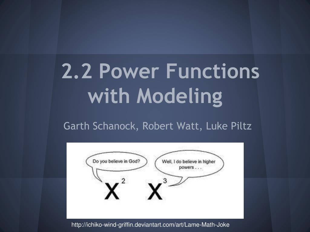 PPT - 2.2 Power Functions with Modeling PowerPoint Presentation, free ...