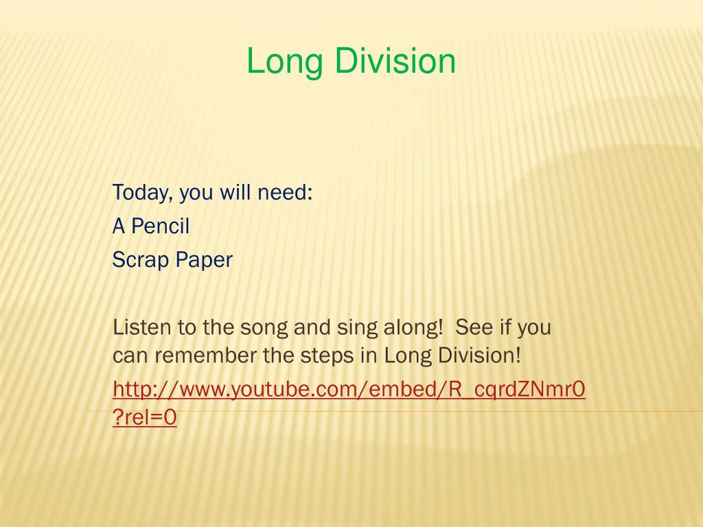 PPT - Long Division PowerPoint Presentation, free download - ID:2655054