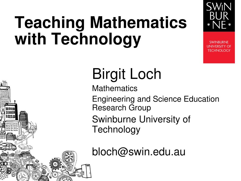 PPT - Teaching Mathematics with Technology PowerPoint Presentation ...
