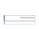 PPT - Gateway Review PowerPoint Presentation, free download - ID:6838207