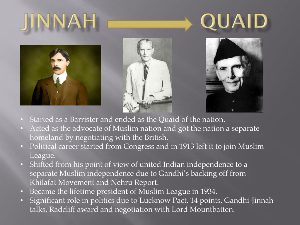 PPT - Jinnah PowerPoint Presentation, free download - ID:2660469