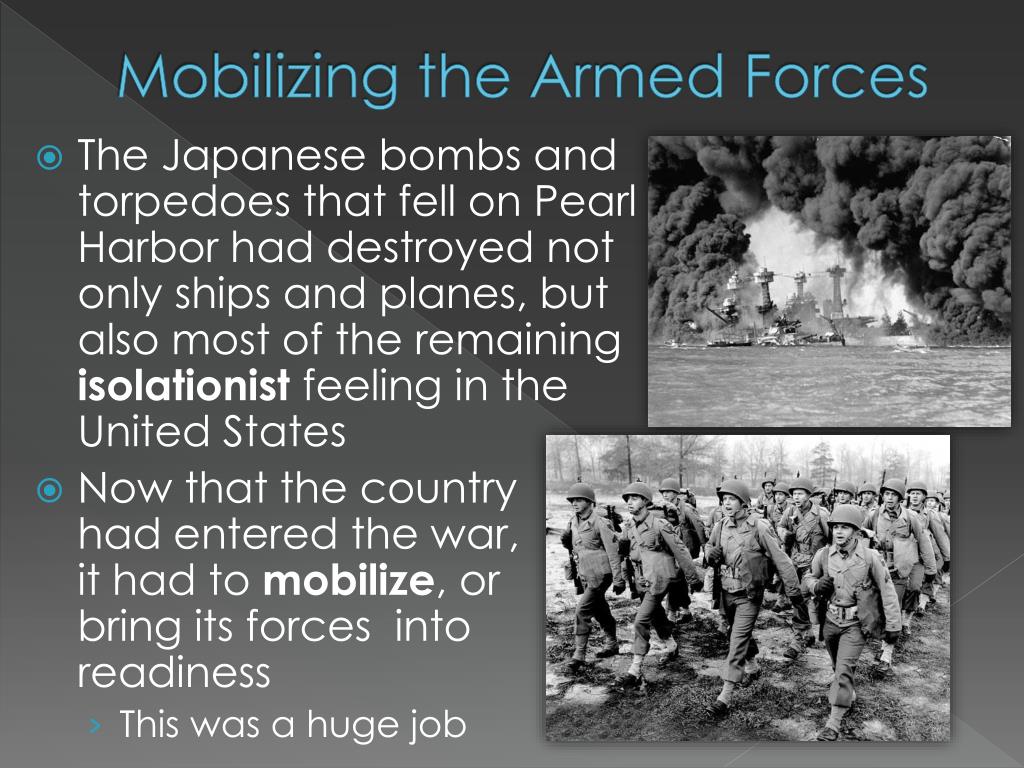 PPT - Mobilizing the Armed Forces PowerPoint Presentation, free ...