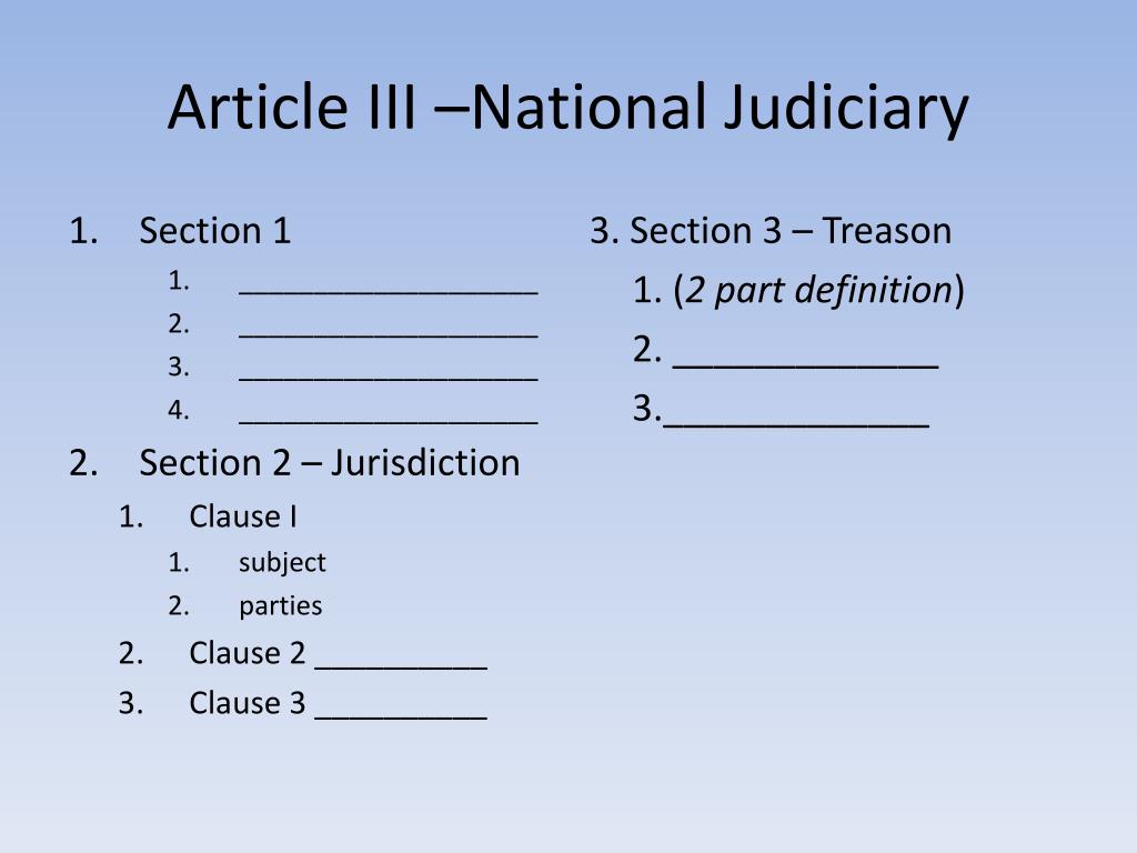 PPT - Overview of the National Judiciary and Its Jurisdiction Under the ...