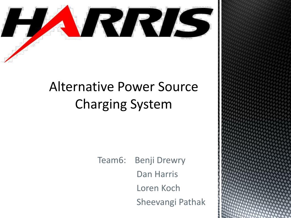 PPT - Alternative Power Source Charging System PowerPoint Presentation ...