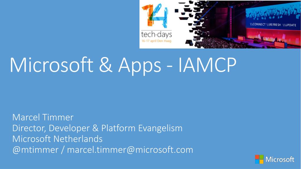 PPT - Microsoft & Apps - IAMCP PowerPoint Presentation, free download ...