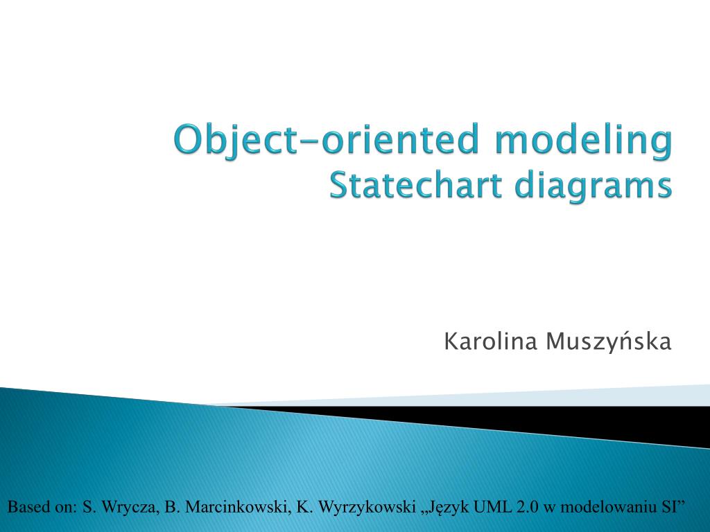 PPT - Object-oriented modeling Statechart diagrams PowerPoint ...