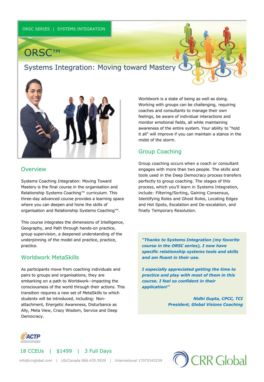 PPT - ORSC SERIES | SYSTEMS INTEGRATION PowerPoint Presentation, free ...