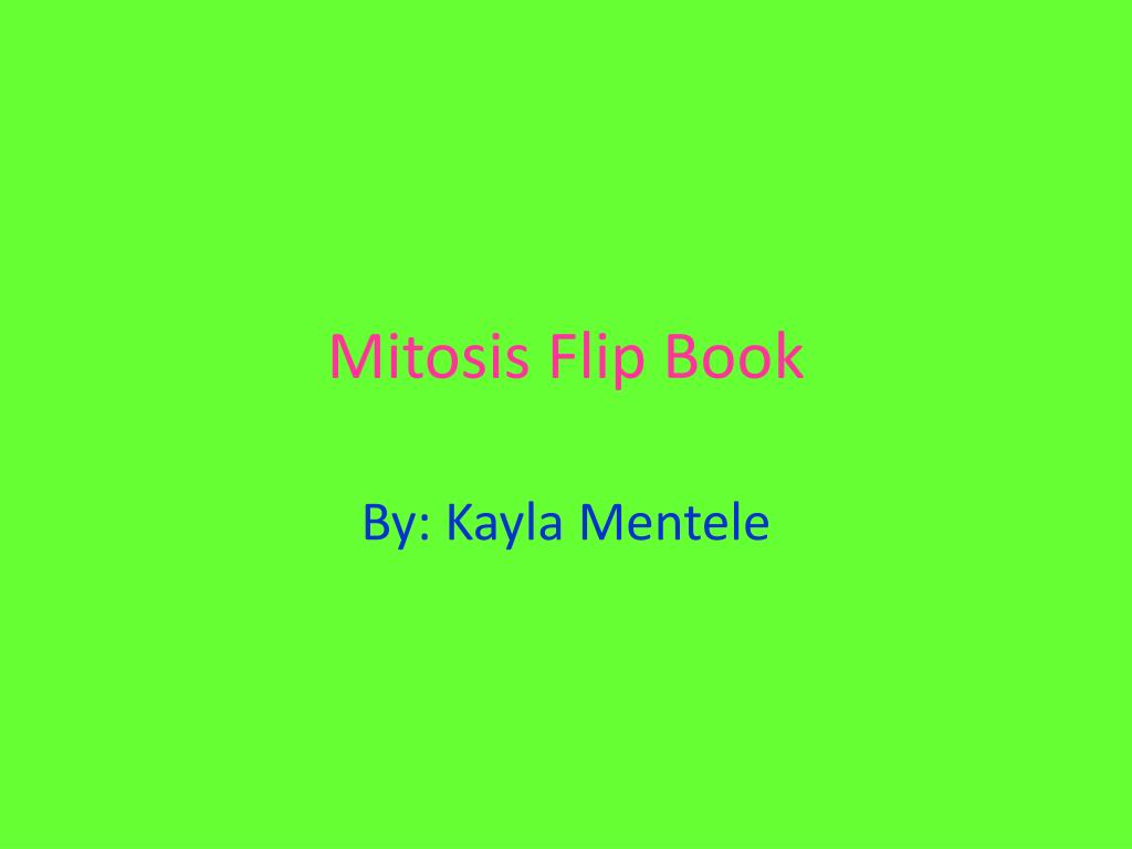 PPT - Mitosis Flip Book PowerPoint Presentation, free download - ID:2664622