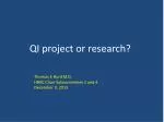 PPT - Understanding and Articulating the Differences Between QI ...