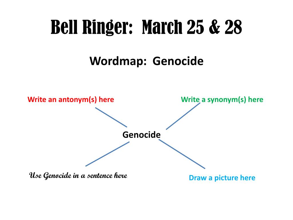 PPT - Bell Ringer: March 25 & 28 PowerPoint Presentation, free download ...