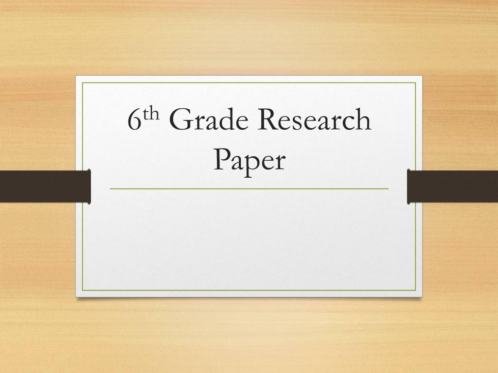PPT - Crafting an Effective Thesis Statement for 6th Grade Research ...