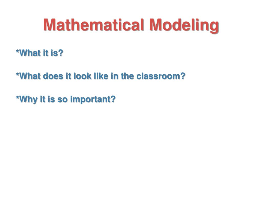 PPT - Mathematical Modeling PowerPoint Presentation, free download - ID ...