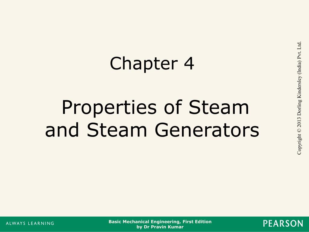 PPT - Chapter 4 Properties of Steam and Steam Generators PowerPoint ...