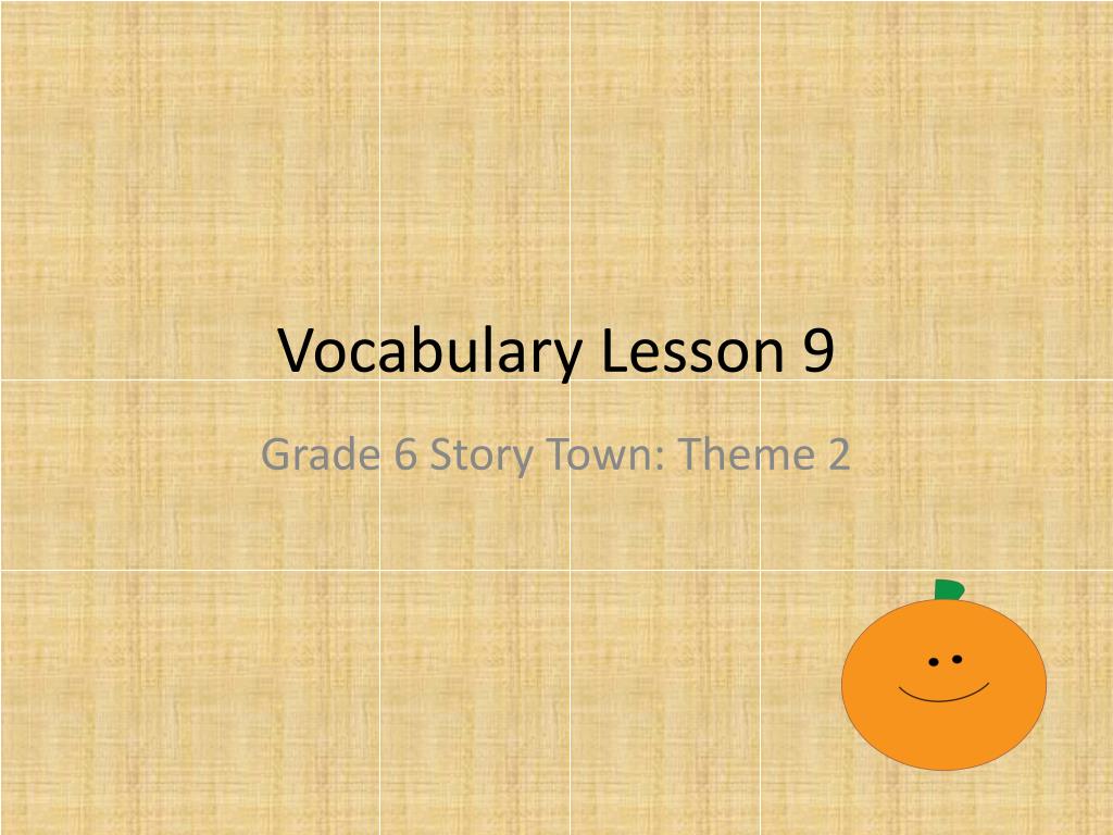 PPT - Vocabulary Lesson 9 PowerPoint Presentation, free download - ID ...