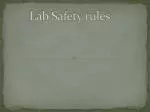 PPT - Safety Rules in the Computer Lab PowerPoint Presentation, free ...