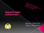 PPT - Sufficient Statistics PowerPoint Presentation, free download - ID ...