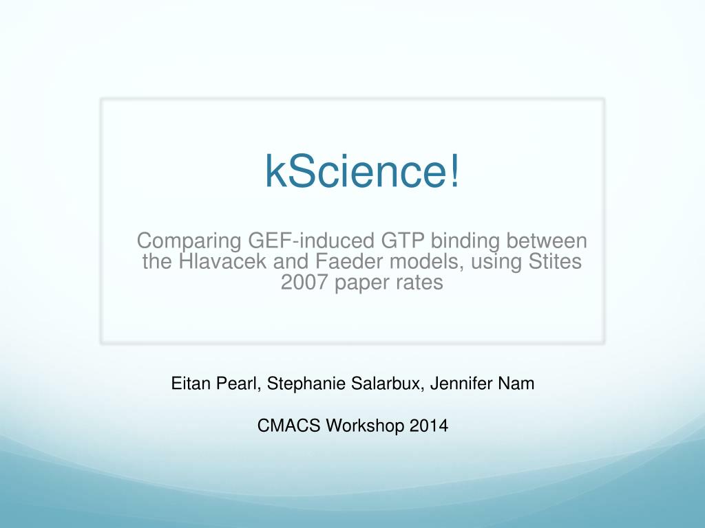 PPT - kScience ! PowerPoint Presentation, free download - ID:2669929