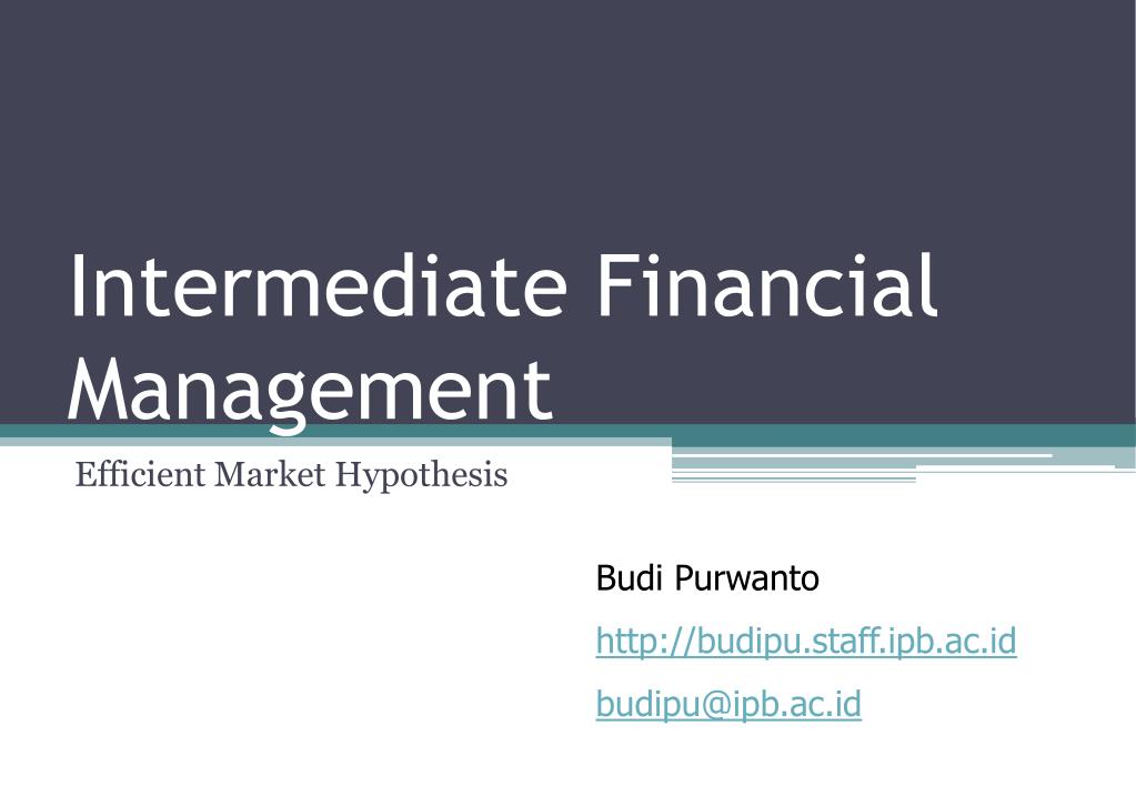 PPT - Intermediate Financial Management PowerPoint Presentation, free ...