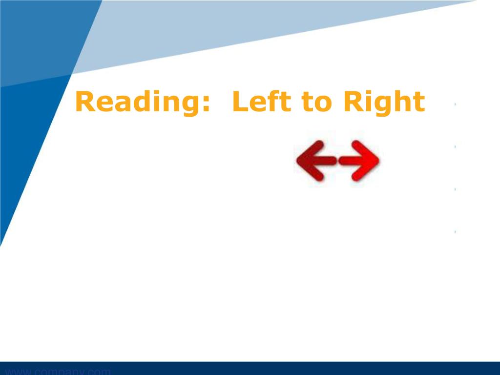 PPT - Reading: Left to Right PowerPoint Presentation, free download ...