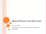 PPT - FOOD PRODUCTION RECORDS PowerPoint Presentation, free download ...