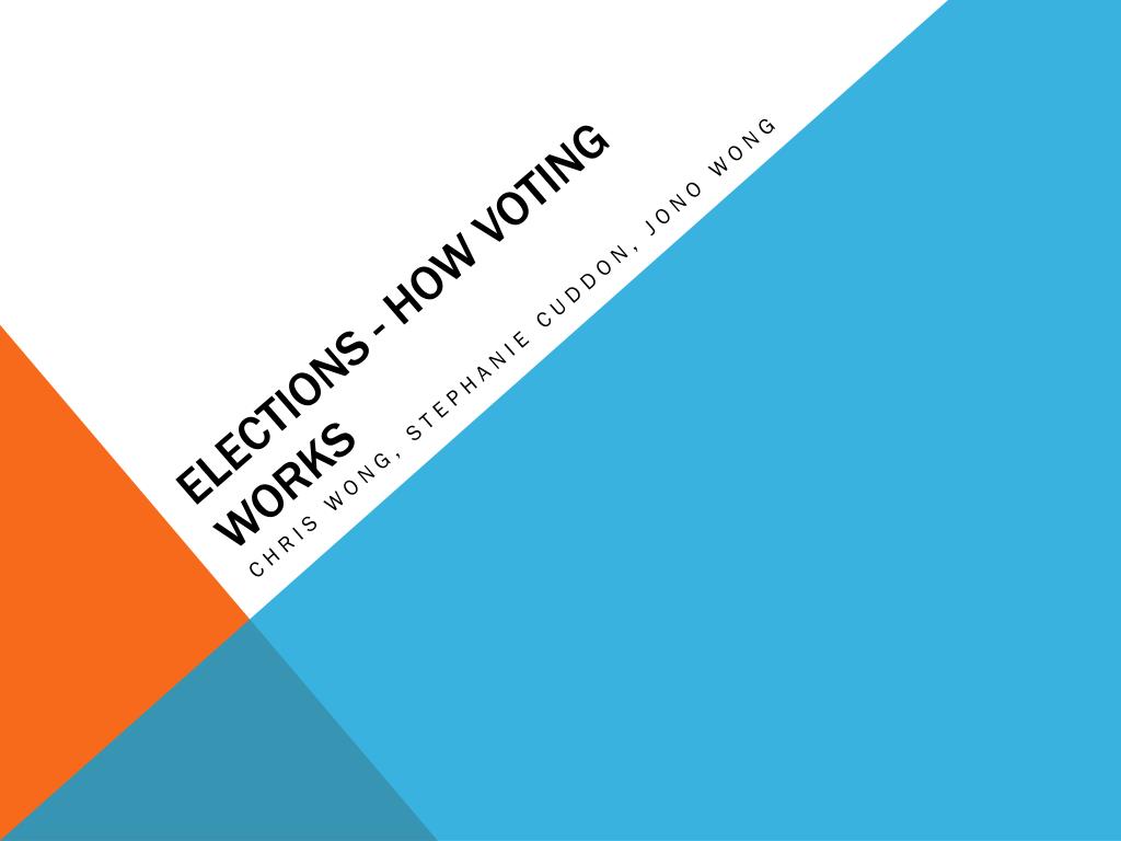 PPT - Elections - How voting works PowerPoint Presentation, free ...