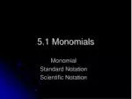 PPT - Monomials PowerPoint Presentation, free download - ID:3921920