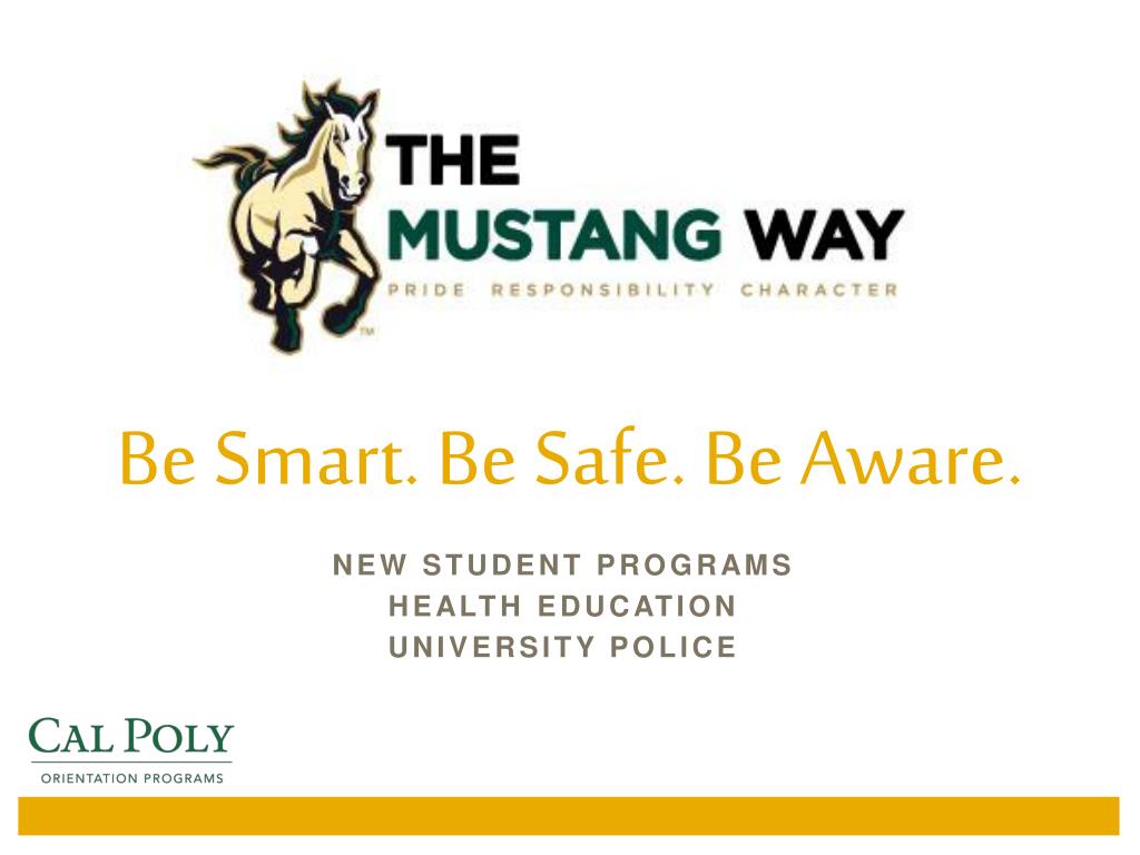 PPT - Be Smart. Be Safe. Be Aware. PowerPoint Presentation, free ...