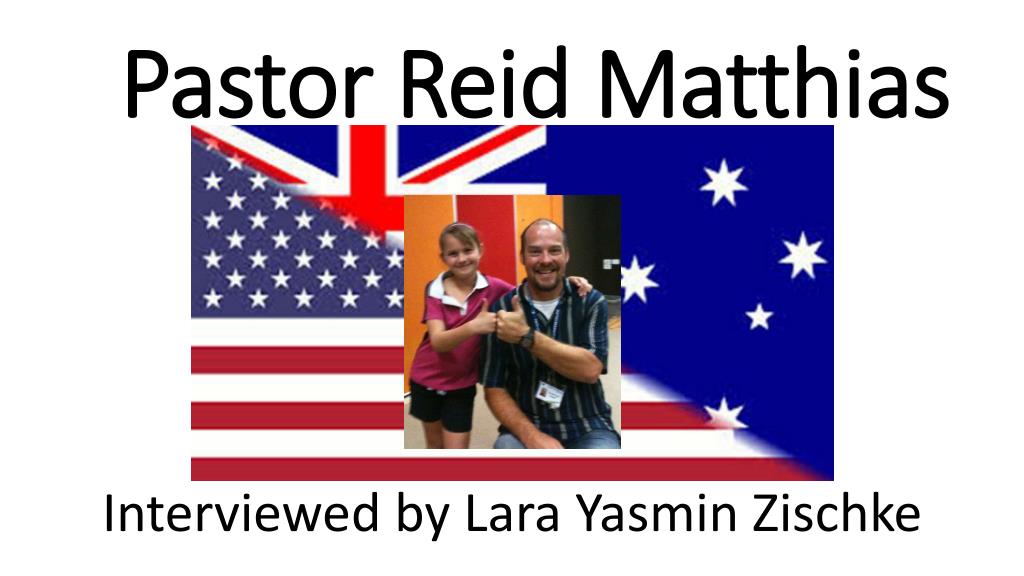 PPT - Pastor Reid Matthias PowerPoint Presentation, free download - ID ...