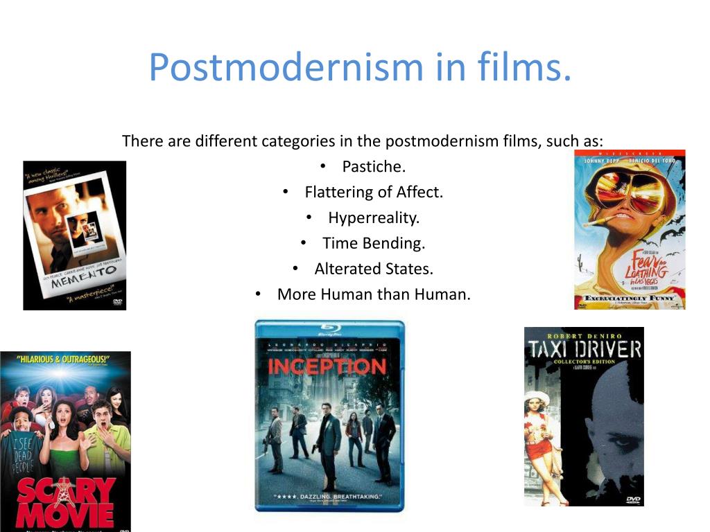 PPT - Postmodernism in films. PowerPoint Presentation, free download ...