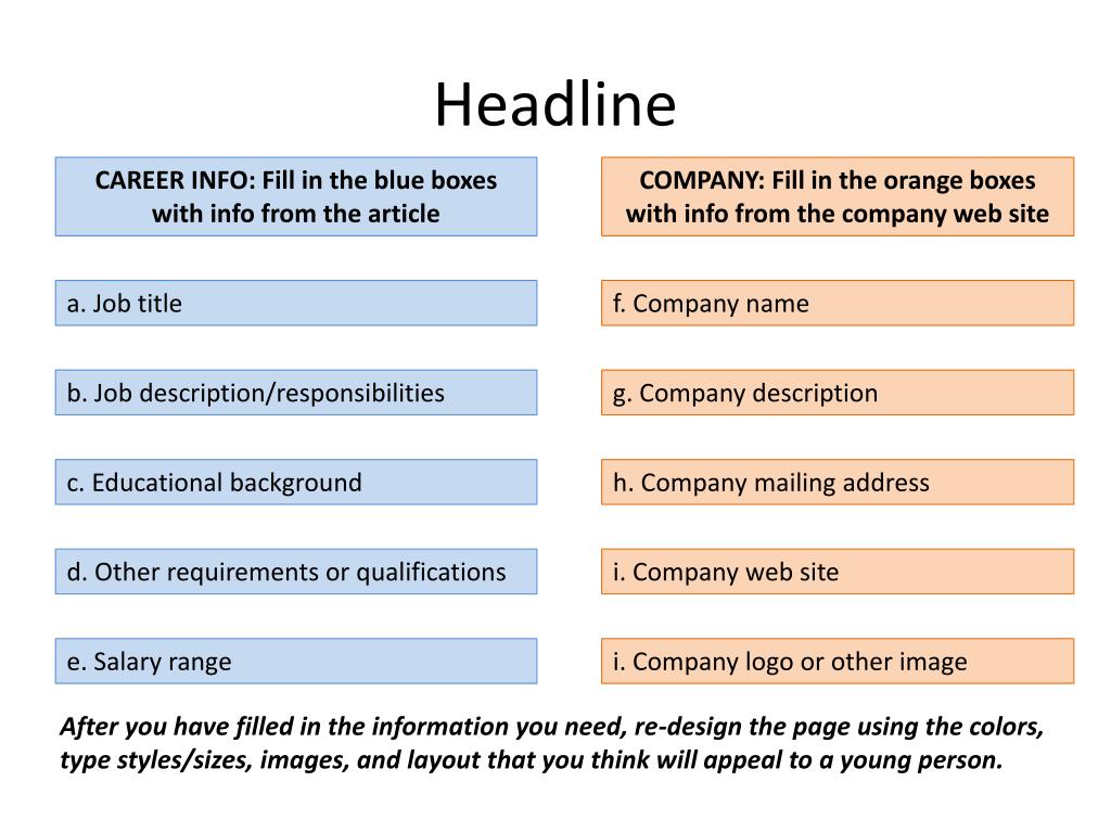 PPT - Headline PowerPoint Presentation, free download - ID:2678789