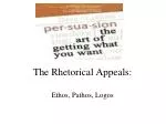 PPT - Rhetorical Appeals and Devices PowerPoint Presentation, free ...