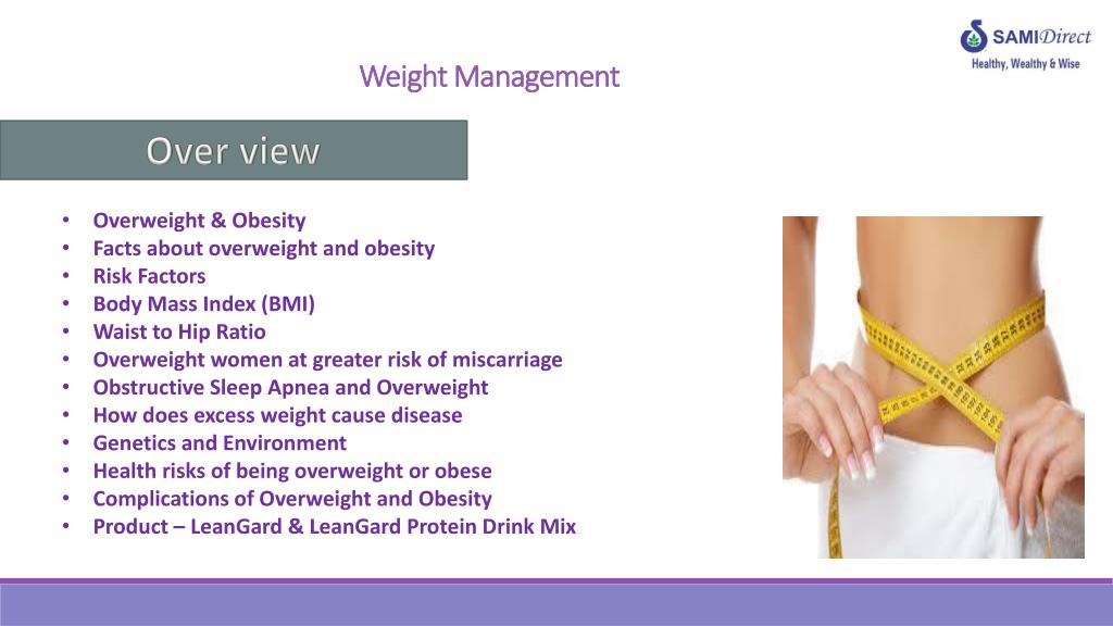 PPT - Weight Management PowerPoint Presentation, free download - ID:2679713