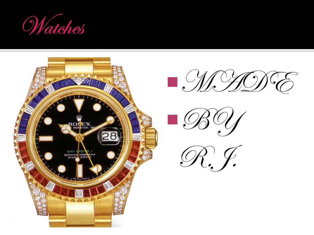 PPT - Watches PowerPoint Presentation, free download - ID:2680799