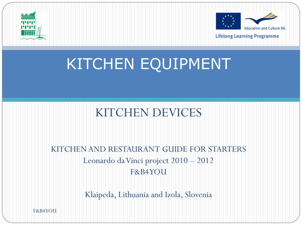 PPT - KITCHEN EQUIPMENT PowerPoint Presentation, free download - ID:2681162