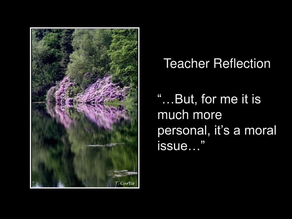 PPT - Teacher Reflection PowerPoint Presentation, free download - ID ...