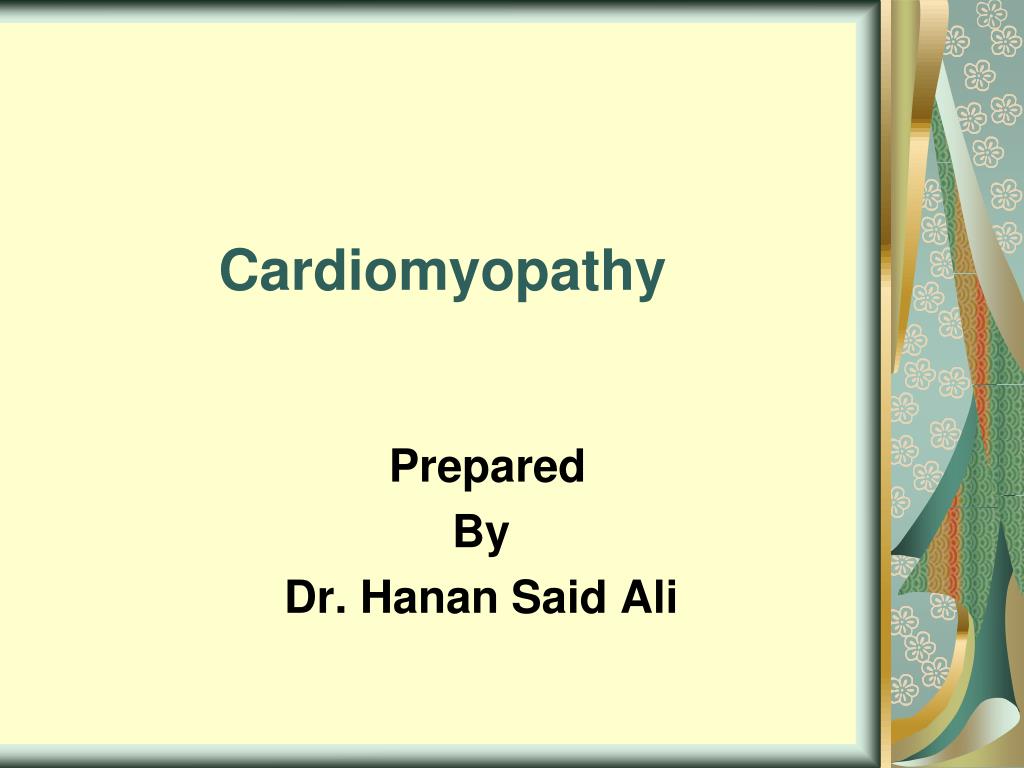 PPT - Cardiomyopathy PowerPoint Presentation, free download - ID:2682618