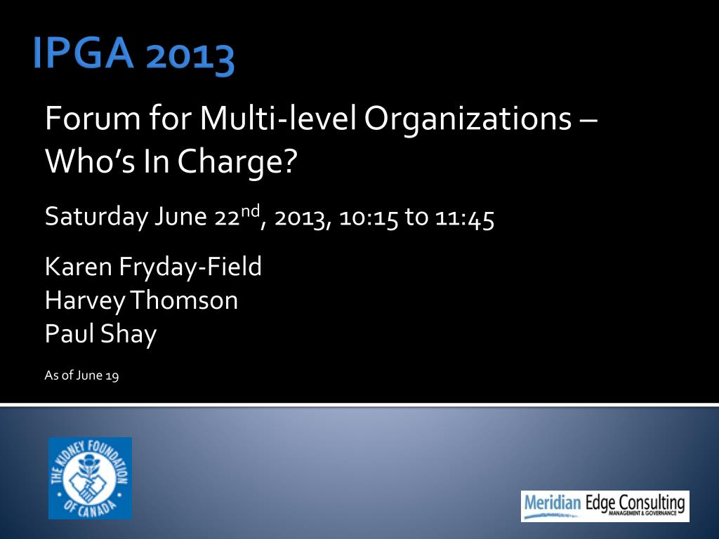 PPT - IPGA 2013 PowerPoint Presentation, free download - ID:2685500