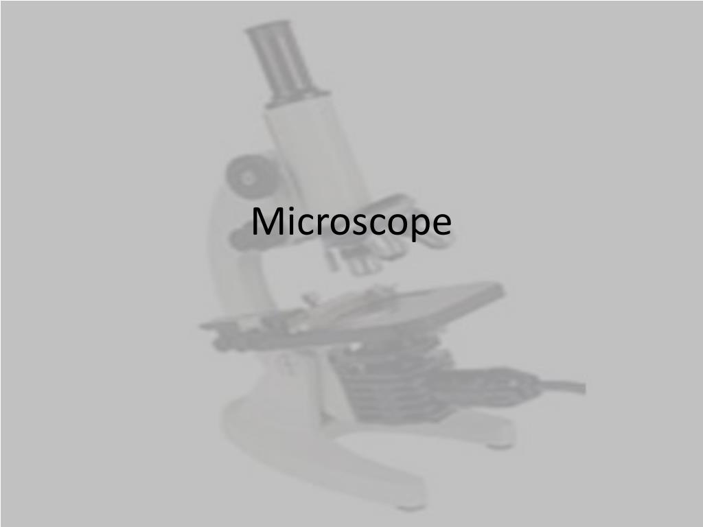 PPT - Microscope PowerPoint Presentation, free download - ID:2685508