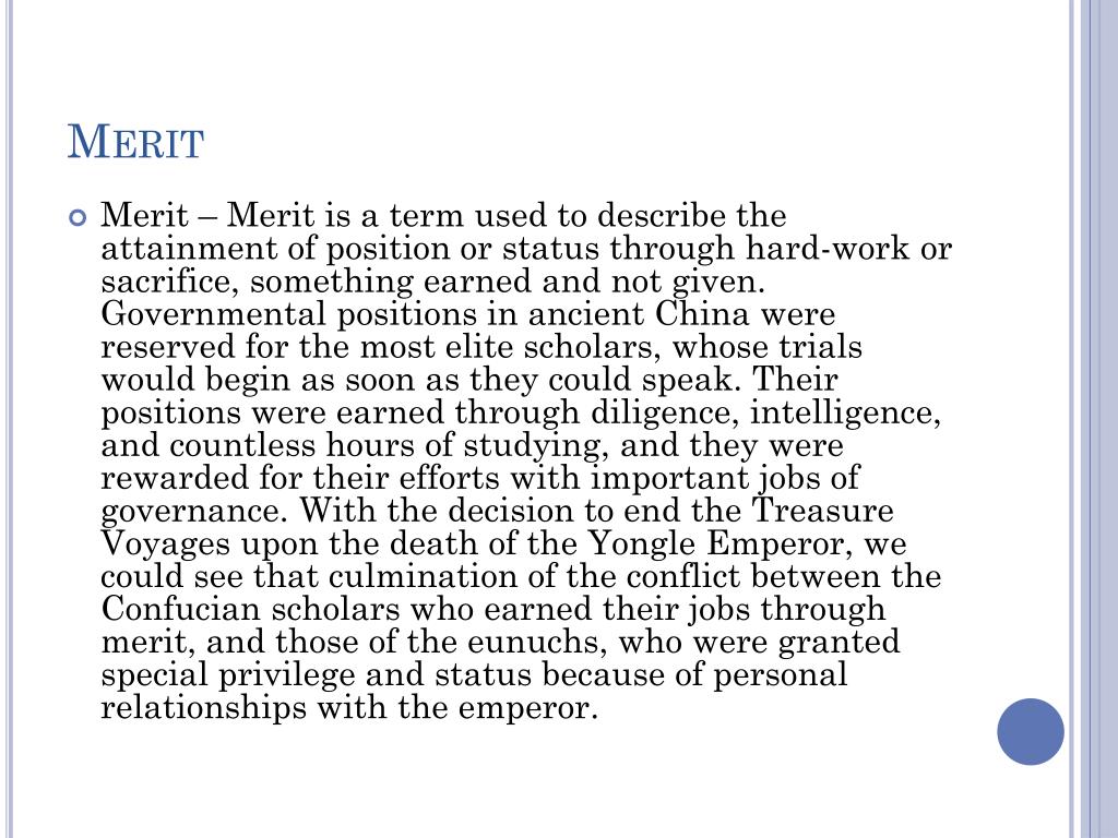 PPT - Merit PowerPoint Presentation, free download - ID:2686090