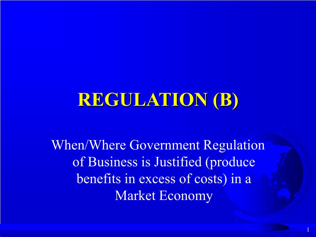 PPT - REGULATION (B) PowerPoint Presentation, free download - ID:2687904