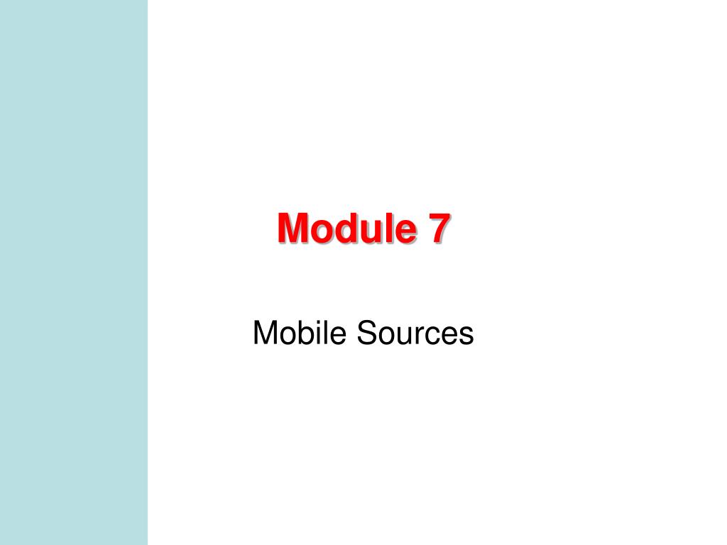 PPT - Impact of Mobile Sources on Air Pollution Control PowerPoint ...