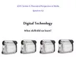PPT - Digital Technology = PowerPoint Presentation, free download - ID ...