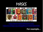 PPT - Masks PowerPoint Presentation, free download - ID:1448475
